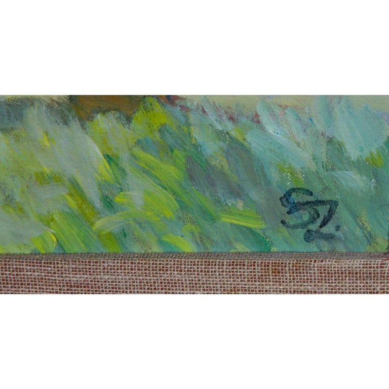 Jane Storey - Jane Storey - Signed and Framed 1972 Oil, Village ...