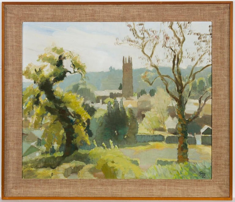 Jane Storey - Jane Storey - Signed and Framed 1972 Oil, Village ...