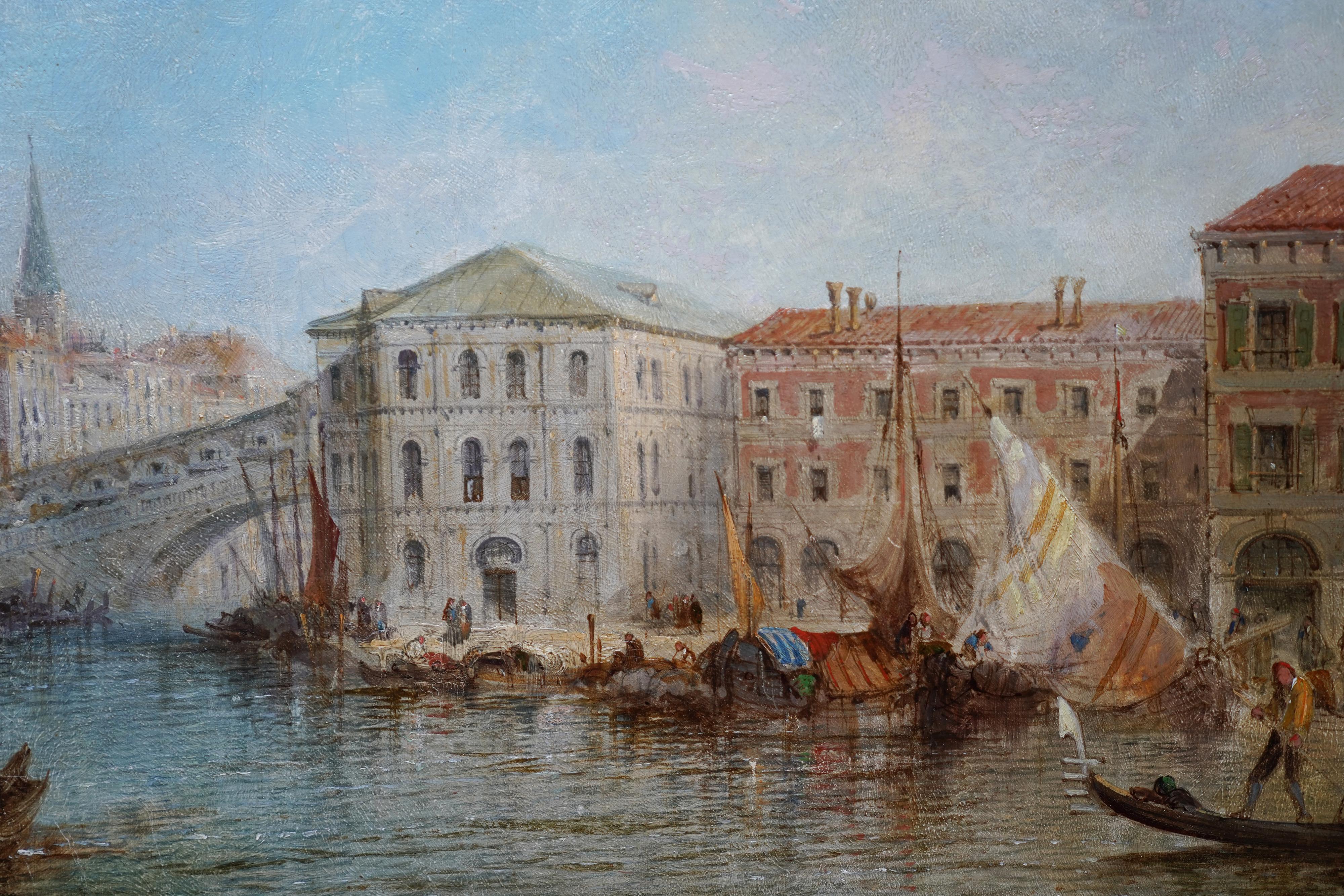 Jane Vivian - Rialto Bridge Grand Canal Venice - British Victorian ...