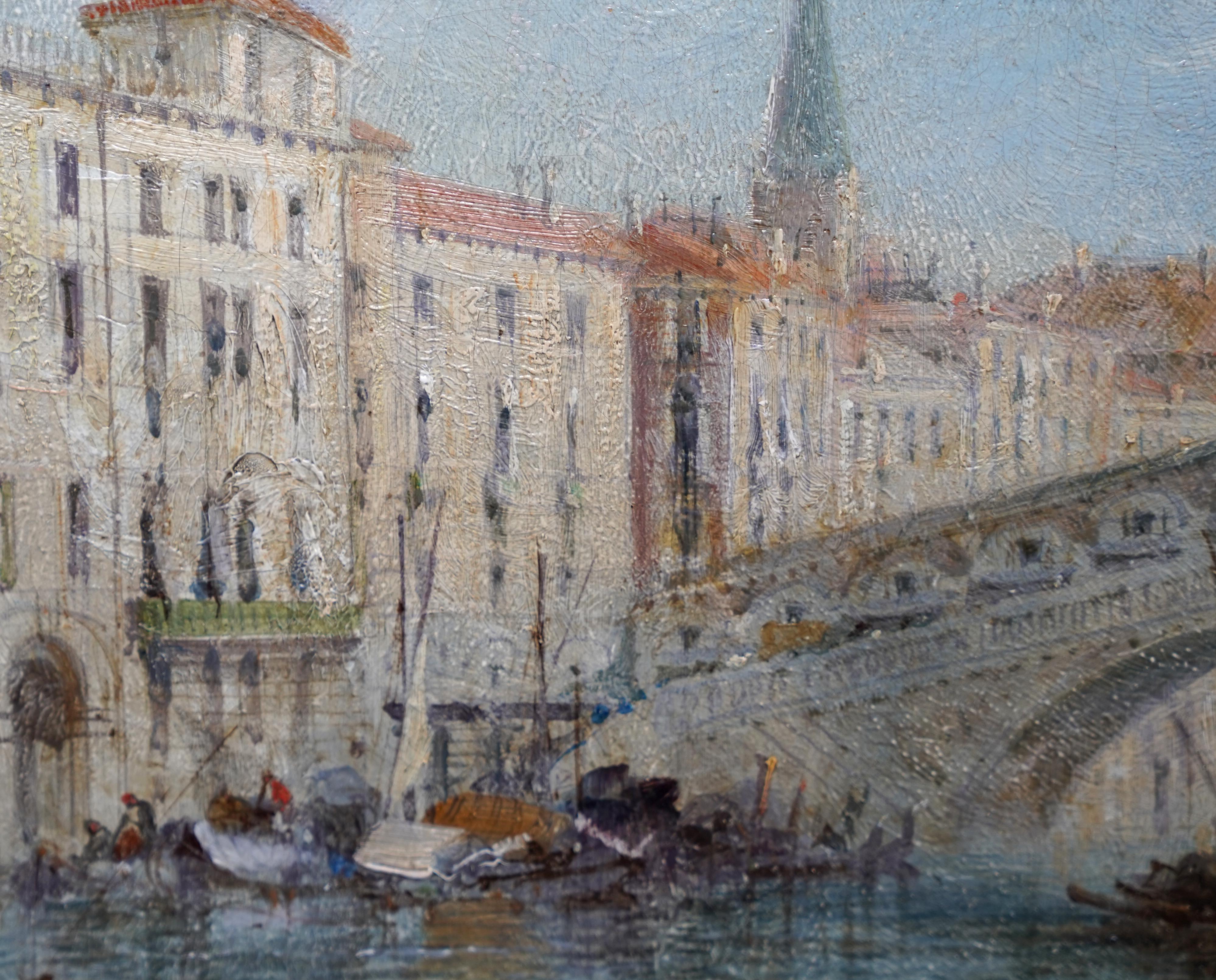 Jane Vivian - Rialto Bridge Grand Canal Venice - British Victorian ...