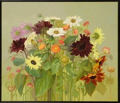 Jane Wormell - The Shropshire Hills - 21st Century, Contemporary, Oil ...
