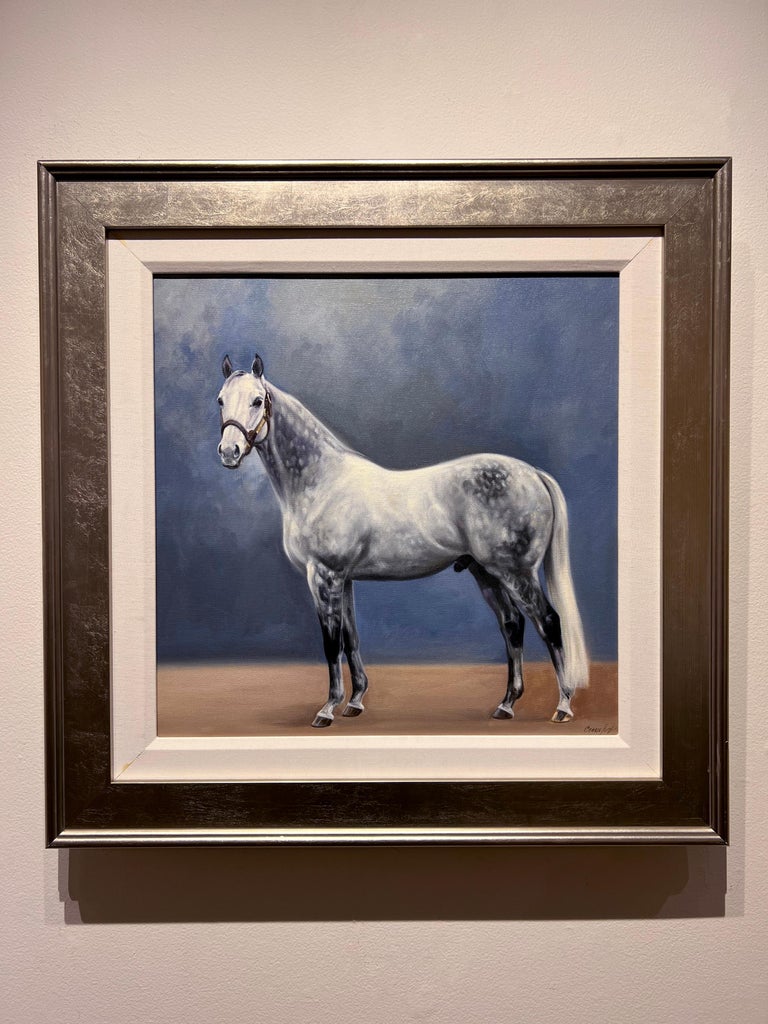 Janet Crawford - Janet Crawford, "Frosted", 20x20 Equestrian Portrait ...