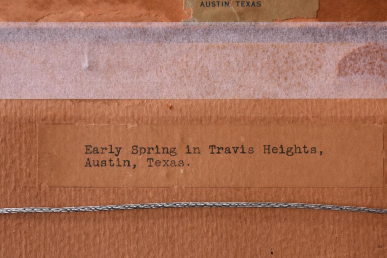 Janet Downie - "Early Spring In Travis Heights" Austin Texas at 1stDibs