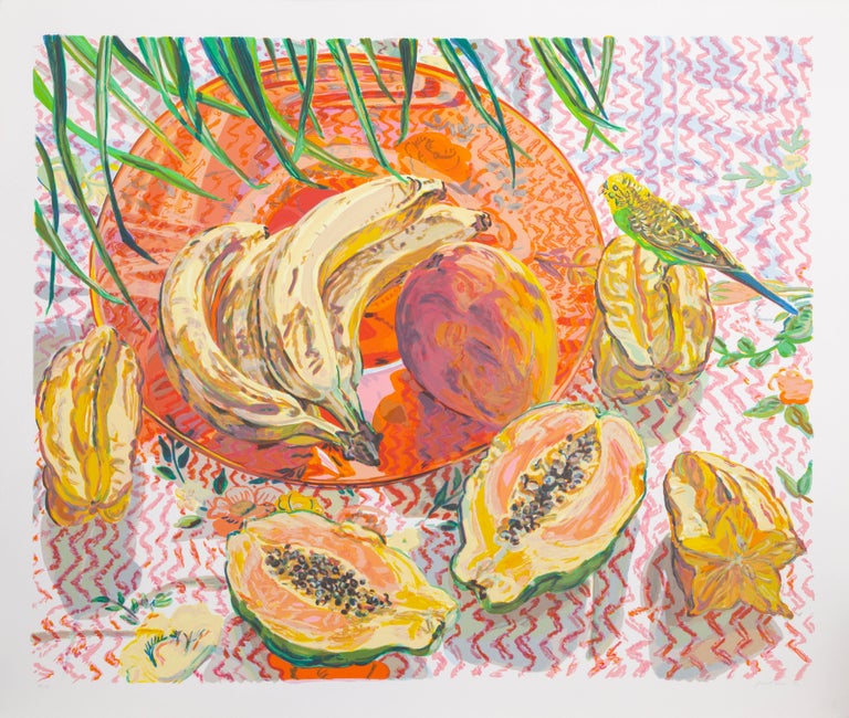 Janet Fish - Still Life with Tropical Fruits For Sale at 1stDibs