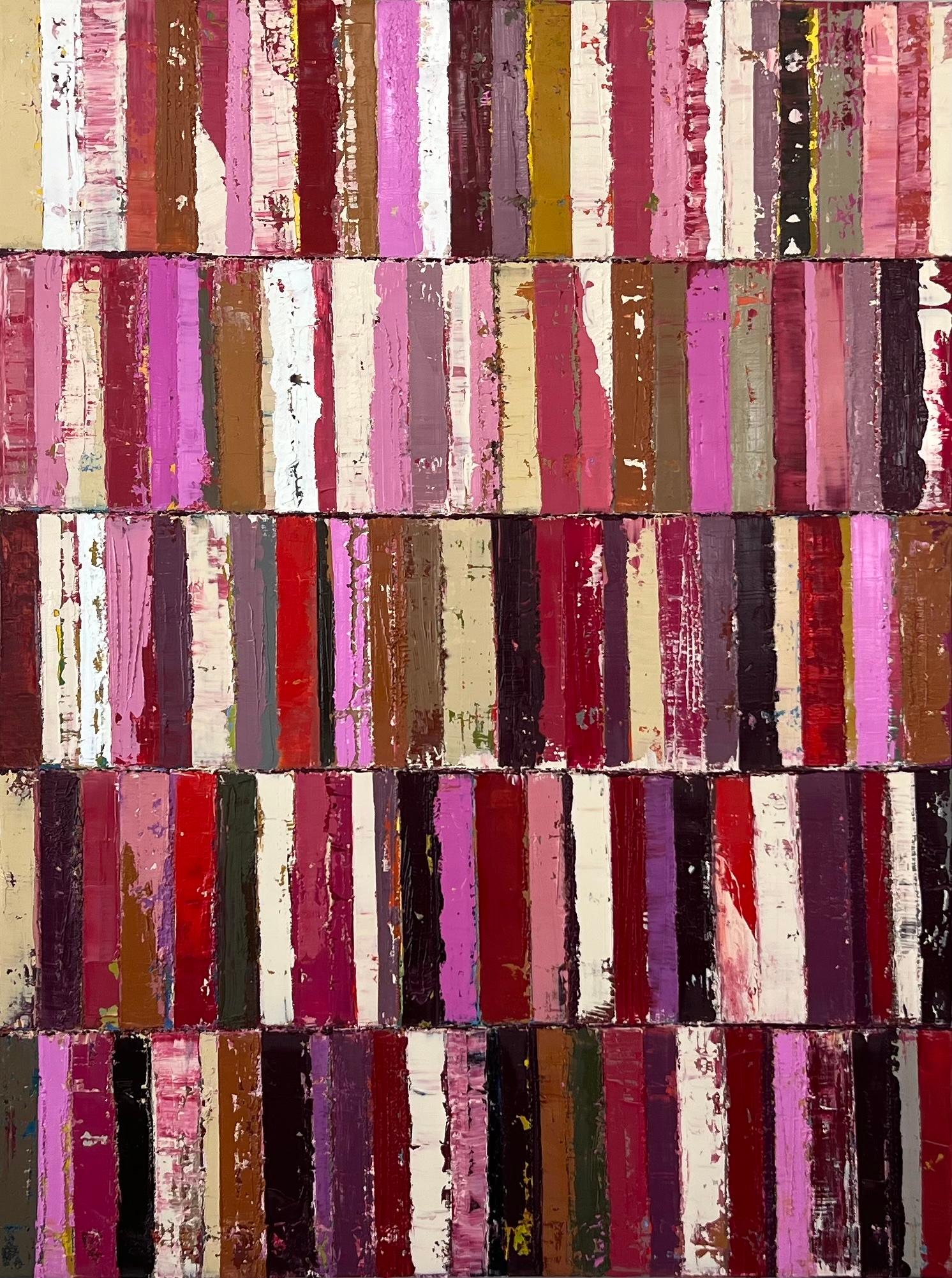 Janet Hamilton - AG3-Multi, Abstract Oil Painting For Sale at 1stDibs