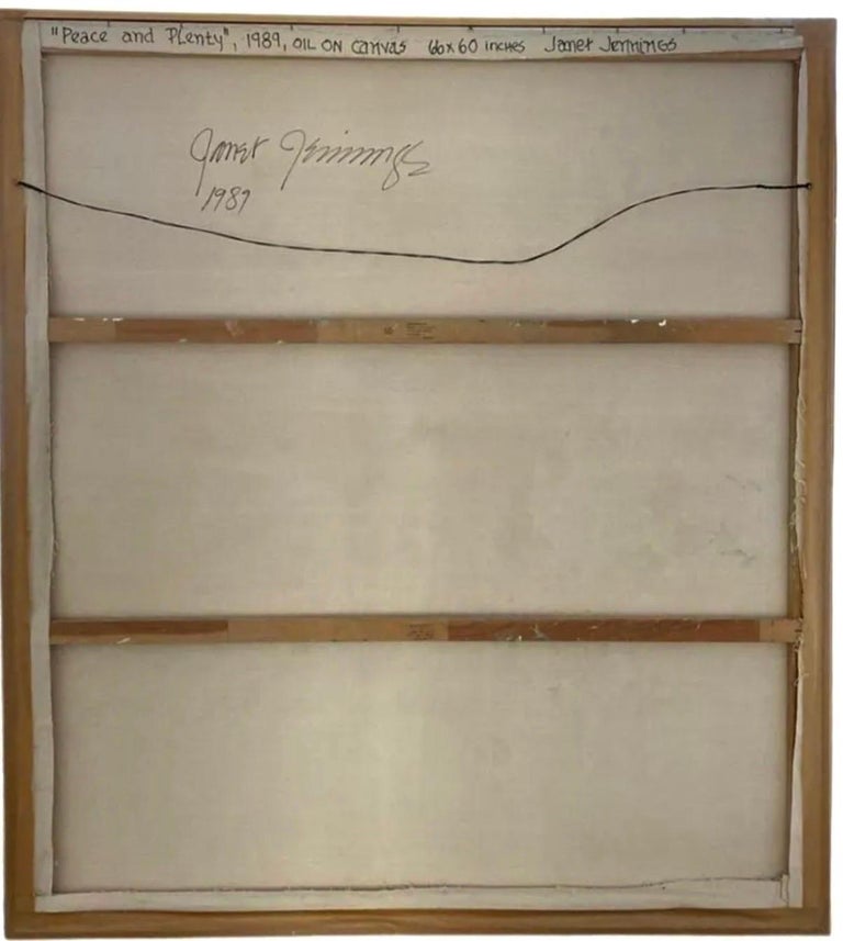 Janet Jennings - Large Plein Air Landscape Oil Painting, Peach and ...