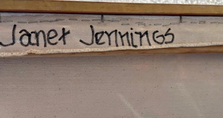 Janet Jennings - Large Plein Air Landscape Oil Painting, Peach and ...