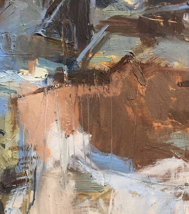 Janet Keith - Edge of the Earth, Abstract Landscape Painting, Grounded ...