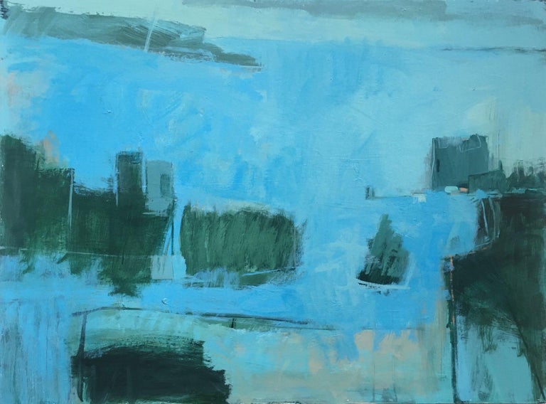 Janet Keith - Janet Keith, Strong Fjord, Original Abstract Landscape ...