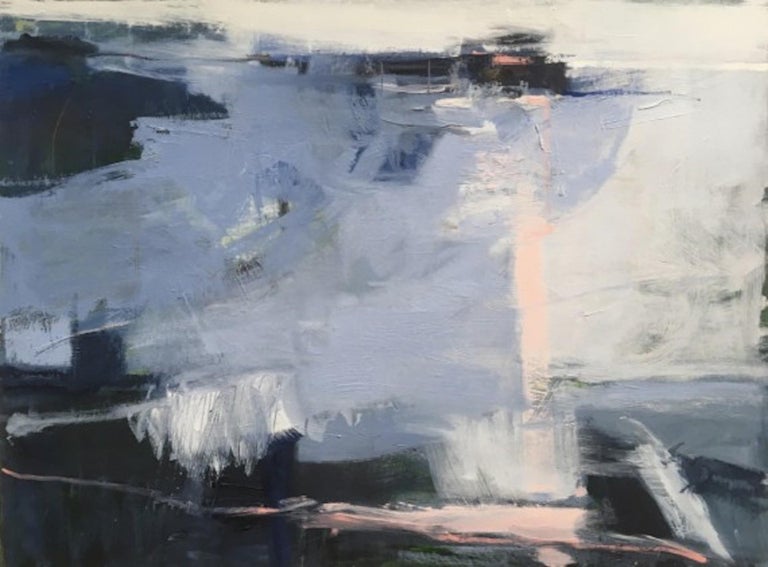 Janet Keith - Janet Keith, White Nights, Original Abstract Landscape ...