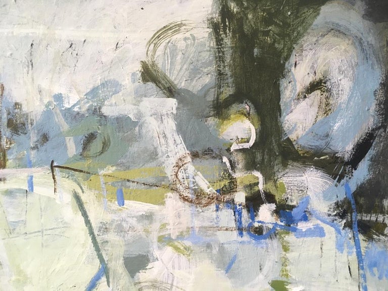 Janet Keith - Janet Keith, Winter Garden, Original Abstract Landscape ...