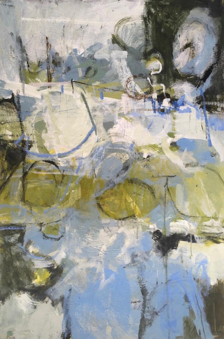 Janet Keith - Janet Keith, Winter Garden, Original Abstract Landscape ...