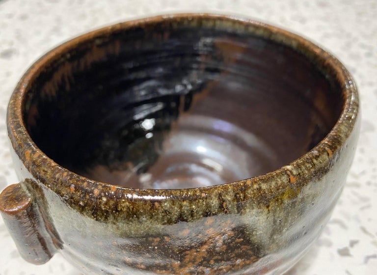 Janet Leach Signed British Studio Pottery Japanese Chawan Tea Bowl with ...