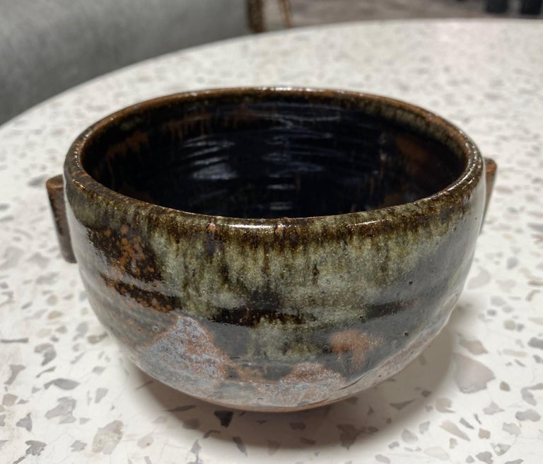 Janet Leach Signed British Studio Pottery Japanese Chawan Tea Bowl with ...