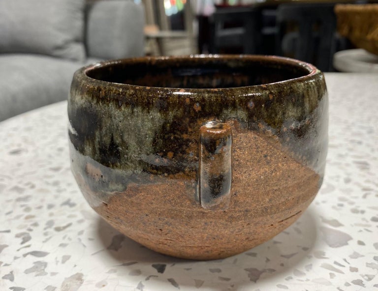 Janet Leach Signed British Studio Pottery Japanese Chawan Tea Bowl with ...