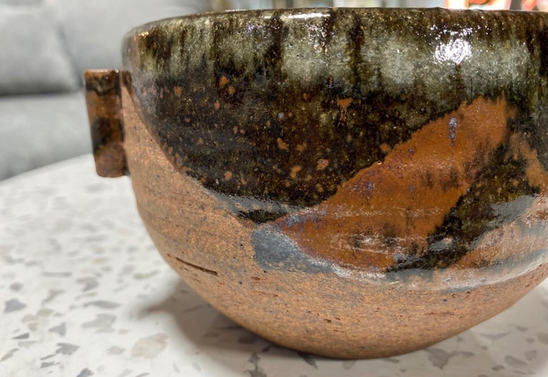 Janet Leach Signed British Studio Pottery Japanese Chawan Tea Bowl with ...