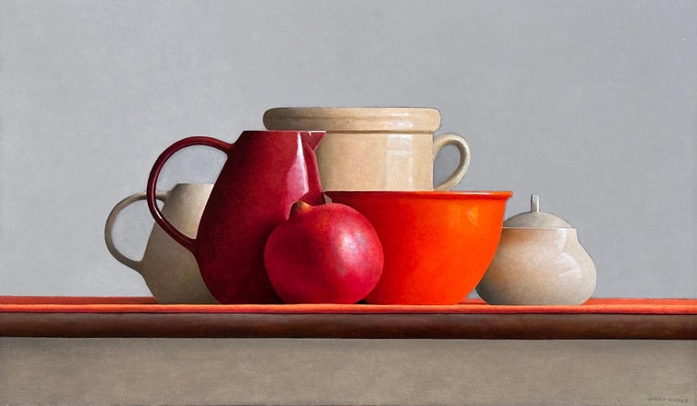Janet Rickus - CADMIUM RED BOWL - Contemporary Still Life / Realism ...