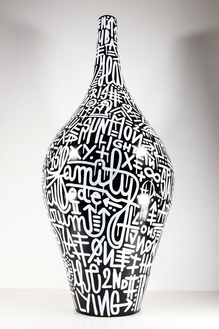Grégoire Devin - 'Infinity' Acrylic Painted Lettering on Ceramic ...