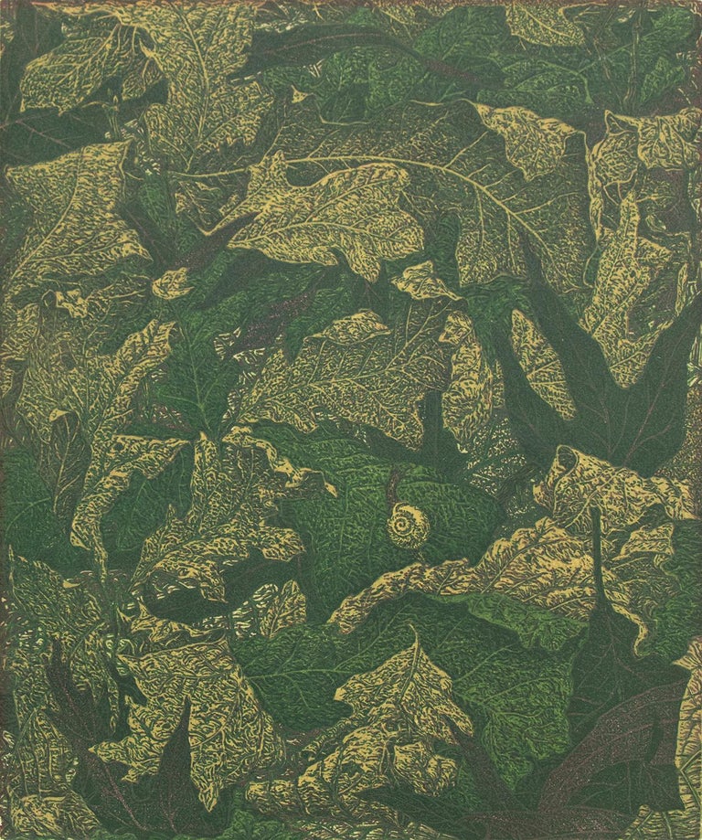 Janet Turner - The Lost Snail, linocut by Janet Turner, 1949 For Sale ...