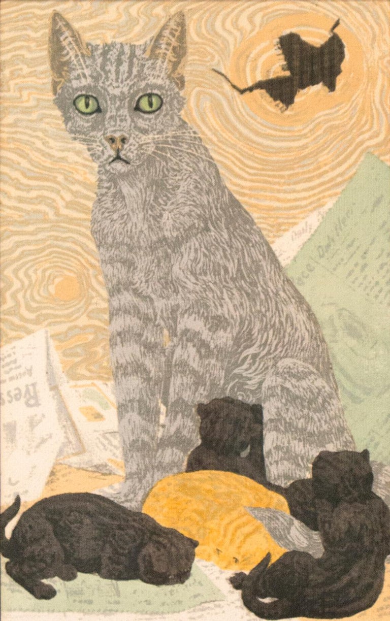 Janet Turner - "Whose?", Serigraph print by Janet Turner, 1952 For Sale ...