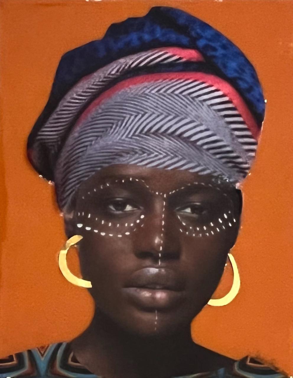 Janice Frame - « Tupelo Honey », portrait en technique mixte d'une ...