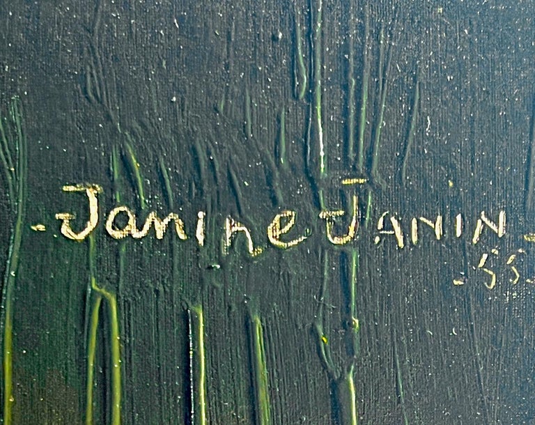 Janine Janin - Portrait of Mac Kac, 1955, provenance Bonin-Pisarro For ...