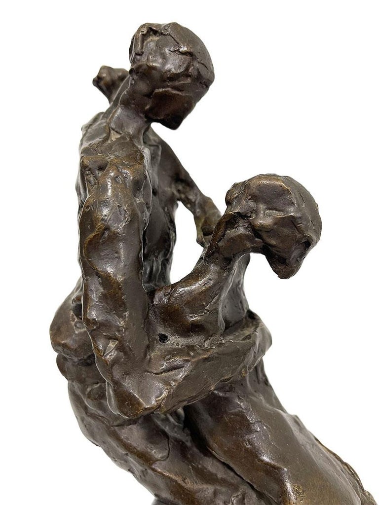 Janine van Dijk, bronze sculpture dancing couple, 2002 For Sale at 1stDibs