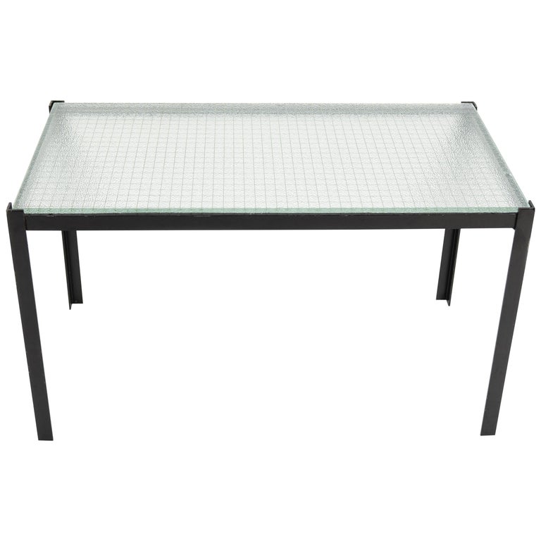 Janni Van Pelt Wire Glass and Steel Side Table ''My Home'', 1950s at ...