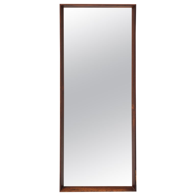 Jansen Spejle Rosewood Mirror at 1stDibs