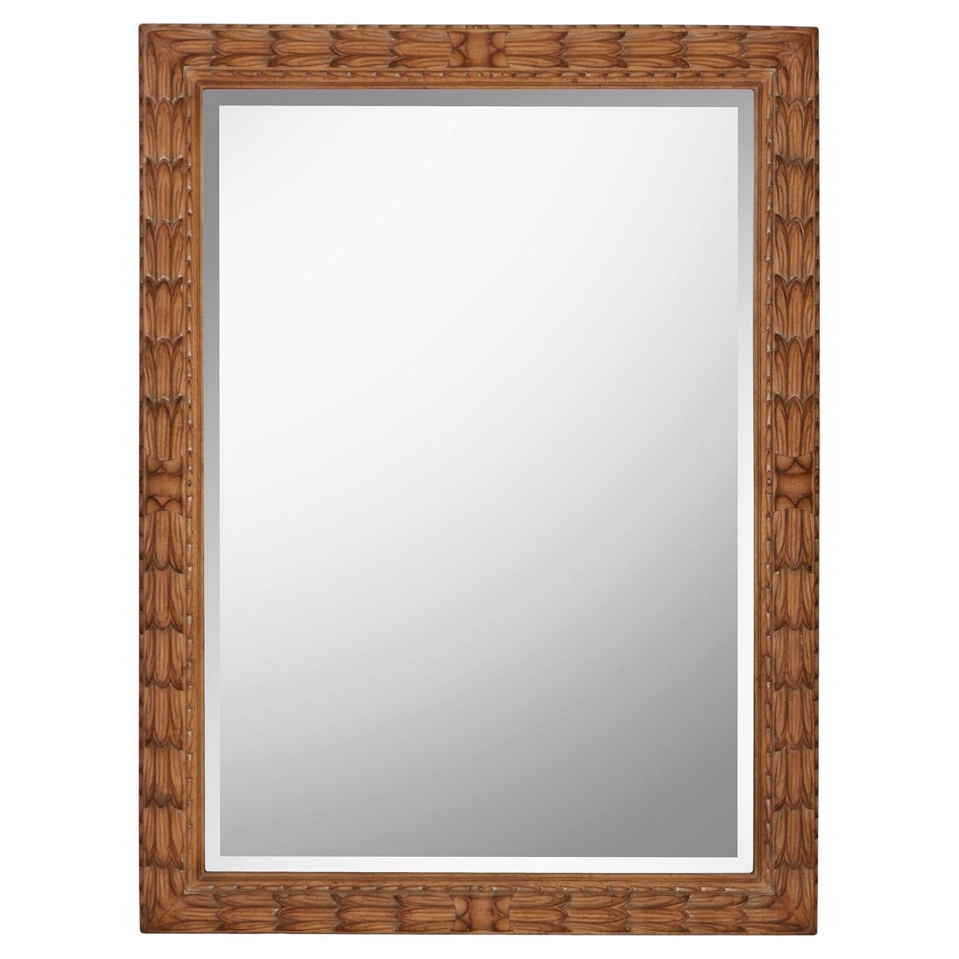 1970s Modernist 9-Panel Multi-Level Decorative Mirror with Bevelled ...