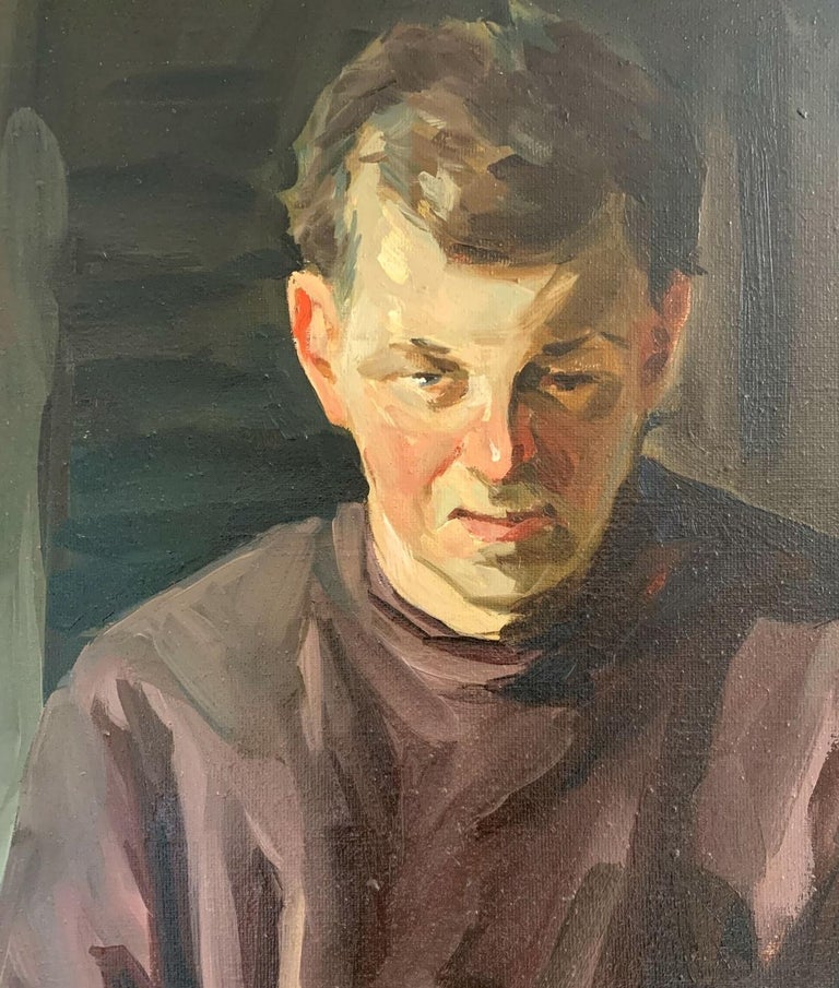 Janusz Szpyt - A toe - Contemporary Portrait Oil Painting, Realistic ...