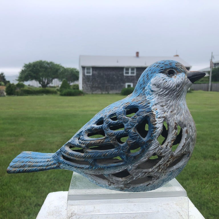 Japan Blue Bird Garden Lantern at 1stDibs
