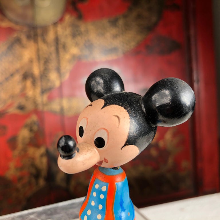 Japan Authentic Old "Mickey Mouse" Disney Kokeshi Doll at 1stDibs ...