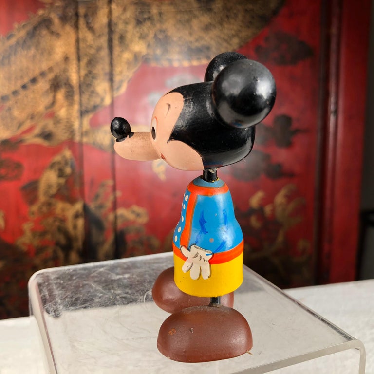 Japan Authentic Old "Mickey Mouse" Disney Kokeshi Doll at 1stDibs ...