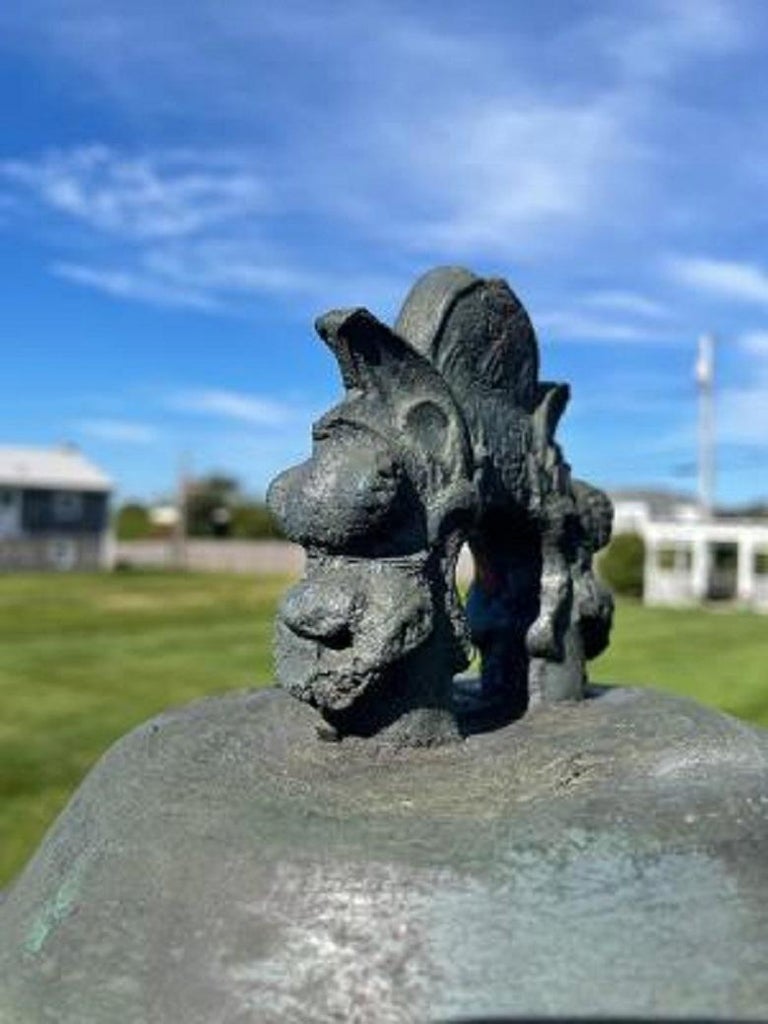 Japanese Big Vintage Bronze Fire Bell at 1stDibs