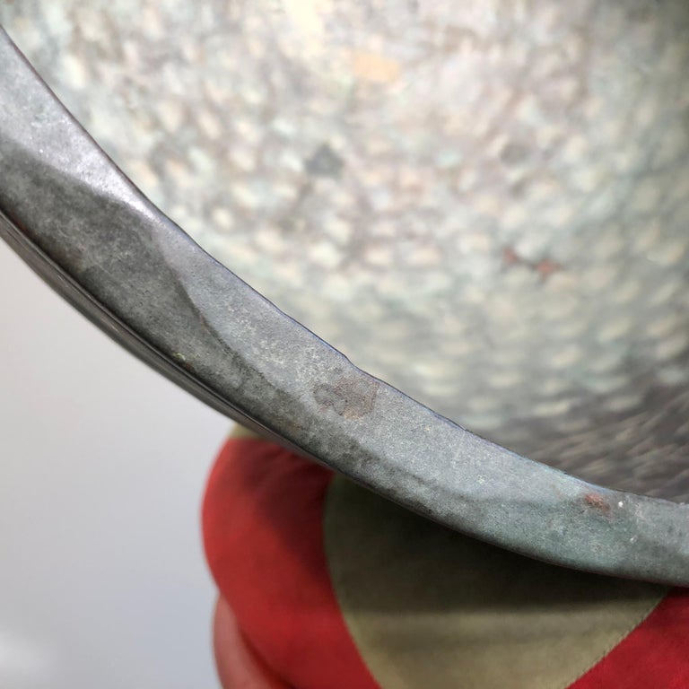 Japan Huge Bronze Antique Meditation Bell- Soothing Reverberating Sound ...