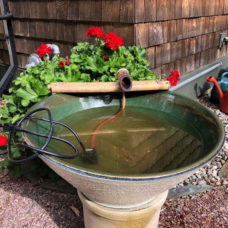Japan Big Handmade Bowl Set "+Water Spigot and Pump" One-of-a-Kind ...