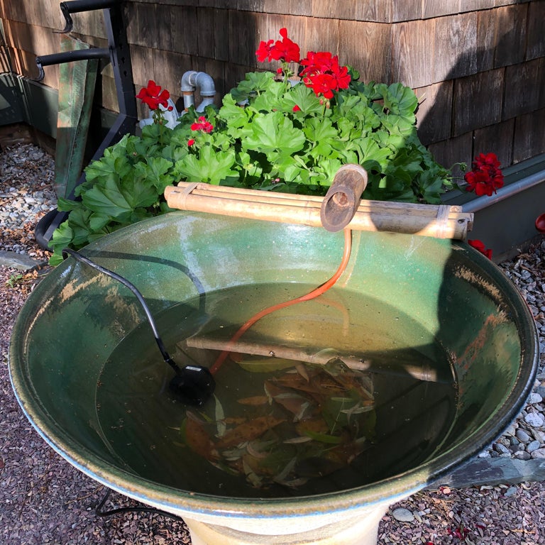 Japan Big Handmade Bowl Set "+Water Spigot and Pump" One-of-a-Kind ...