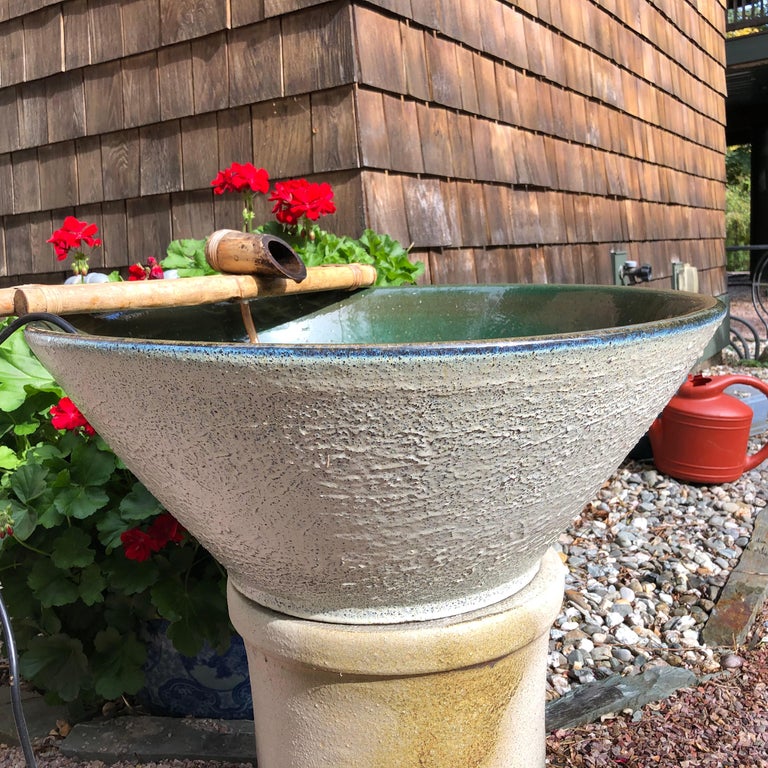 Japan Big Handmade Bowl Set "+Water Spigot and Pump" One-of-a-Kind ...