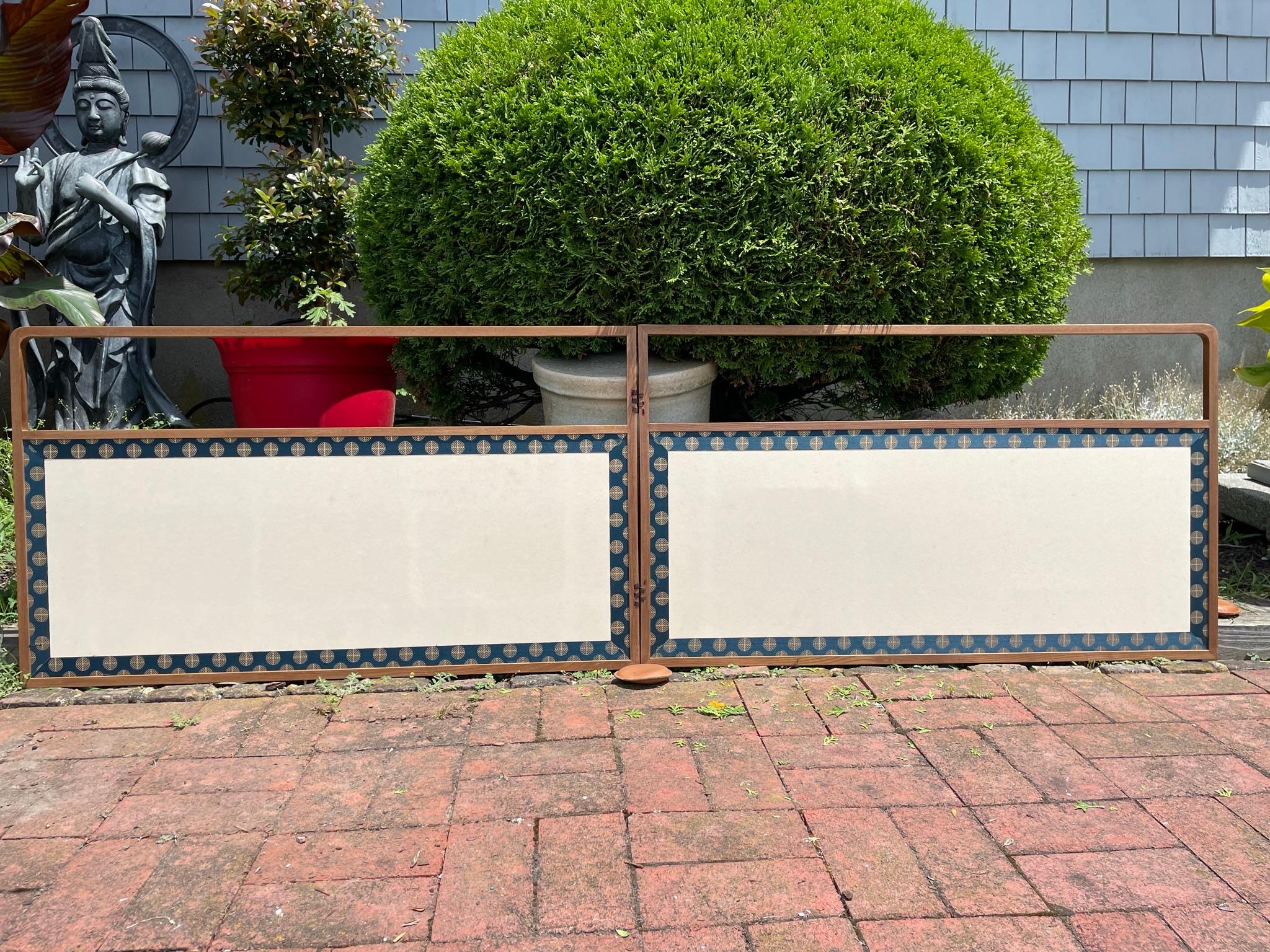 Japan Small Folding Two-Panel Furosaki Tea Screen "Contemporary ...