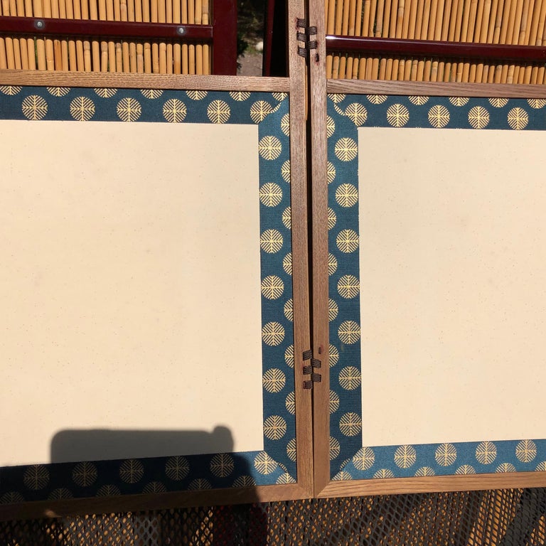 Japan Small Folding Two-Panel Furosaki Tea Screen "Contemporary ...