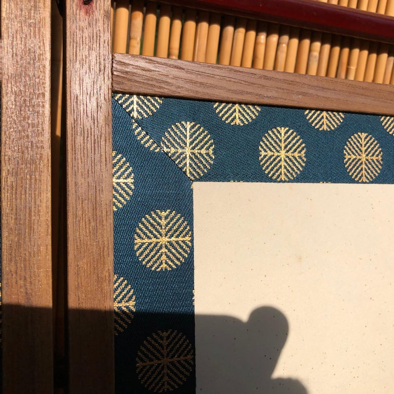 Japan Small Folding Two-Panel Furosaki Tea Screen "Contemporary ...