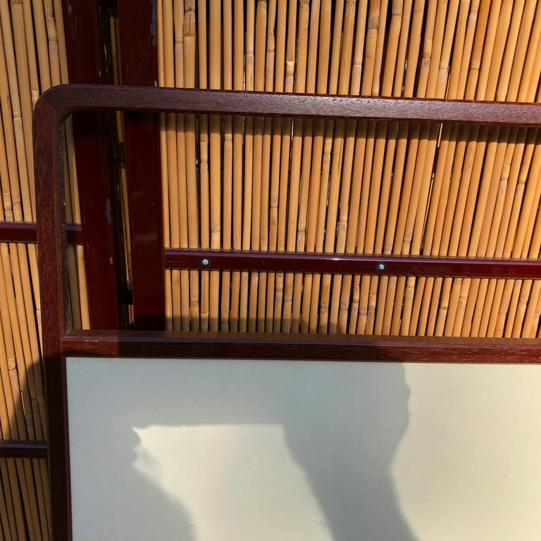 Japan Small Gold Folding Two-Panel Tea Screen "Majestic Mountainsides ...