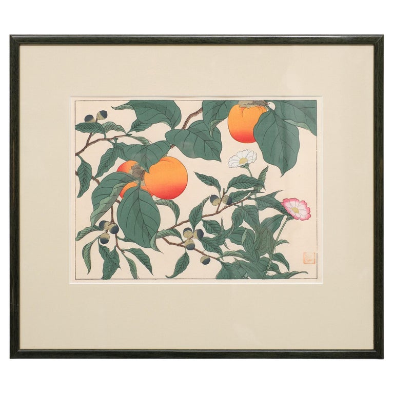 Japan Woodblock Print After Sakai Hoitsu, 1920s For Sale at 1stDibs
