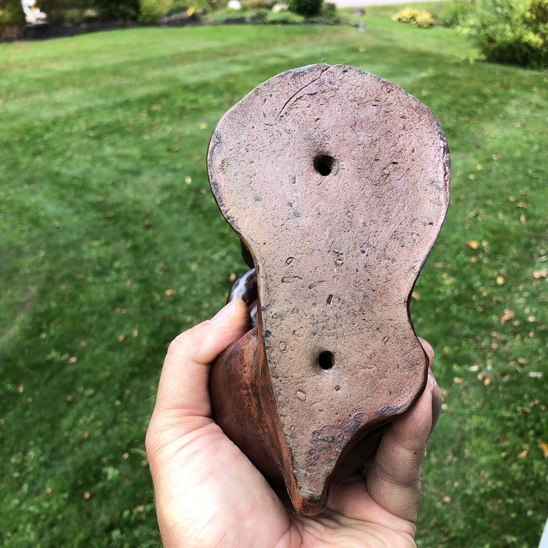 Japanese Antique "Moon Rabbit" Usagi Beautiful Eyes Unusual Pose One-of ...