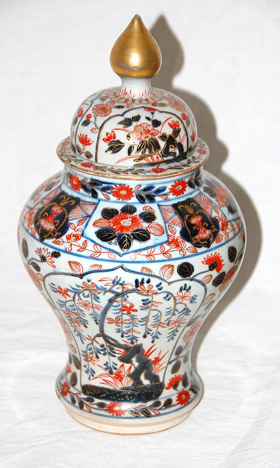 Japanese 17th Century Imari Temple Jars, a Pair High at 1stDibs ...