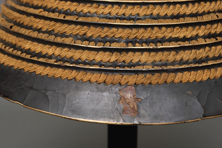 Japanese 18th Century 12-Plate Suji-Bachi Kabuto 兜 'Helmet' with Antler ...