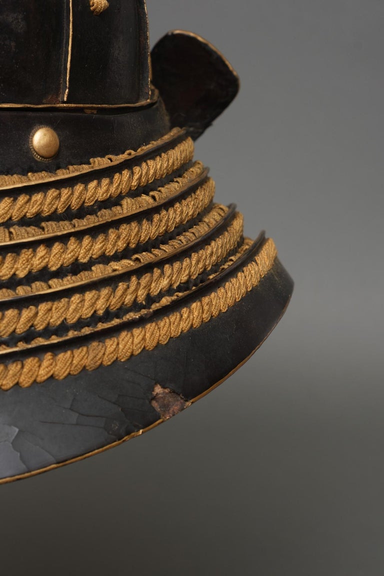 Japanese 18th Century 12-Plate Suji-Bachi Kabuto 兜 'Helmet' with Antler ...