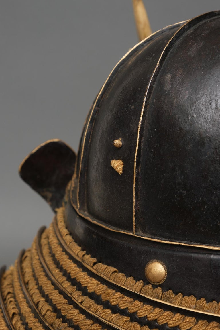 Japanese 18th Century 12-Plate Suji-Bachi Kabuto 兜 'Helmet' with Antler ...