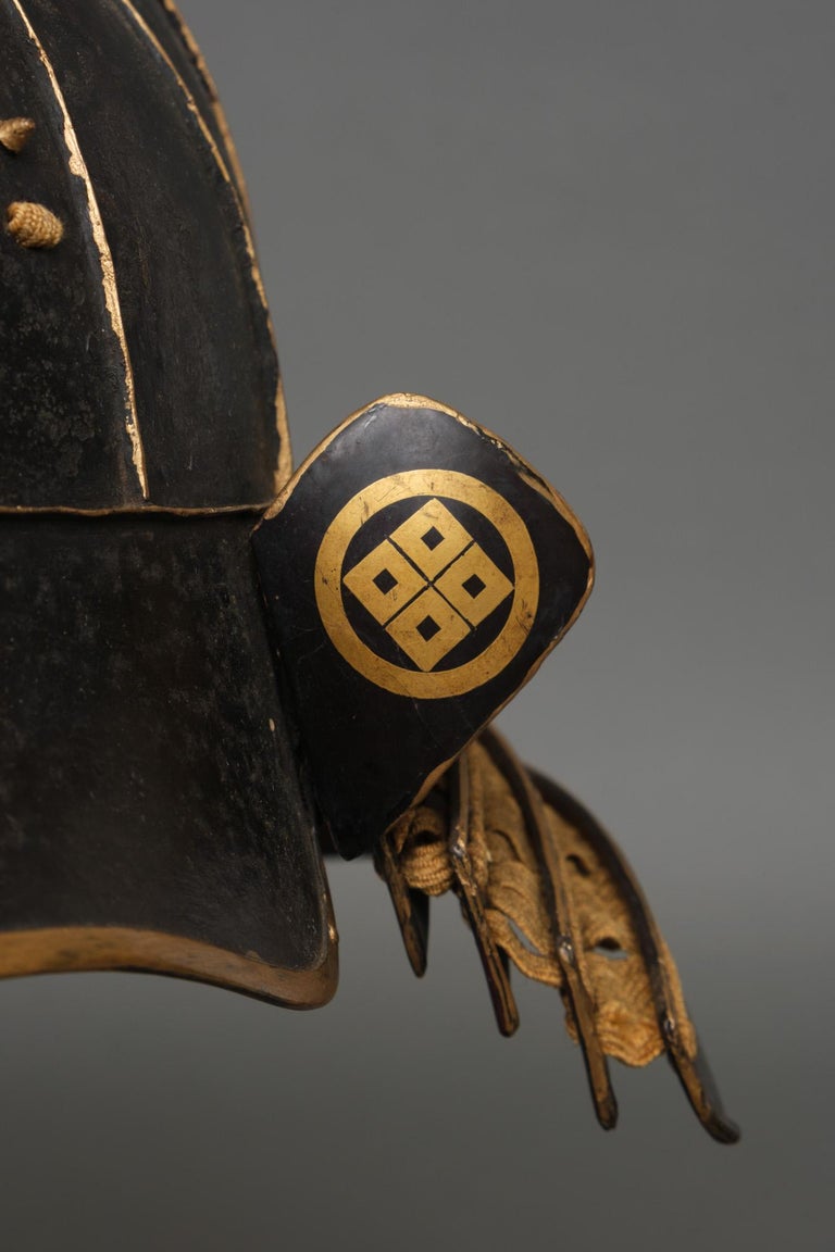 Japanese 18th Century 12-Plate Suji-Bachi Kabuto 兜 'Helmet' with Antler ...